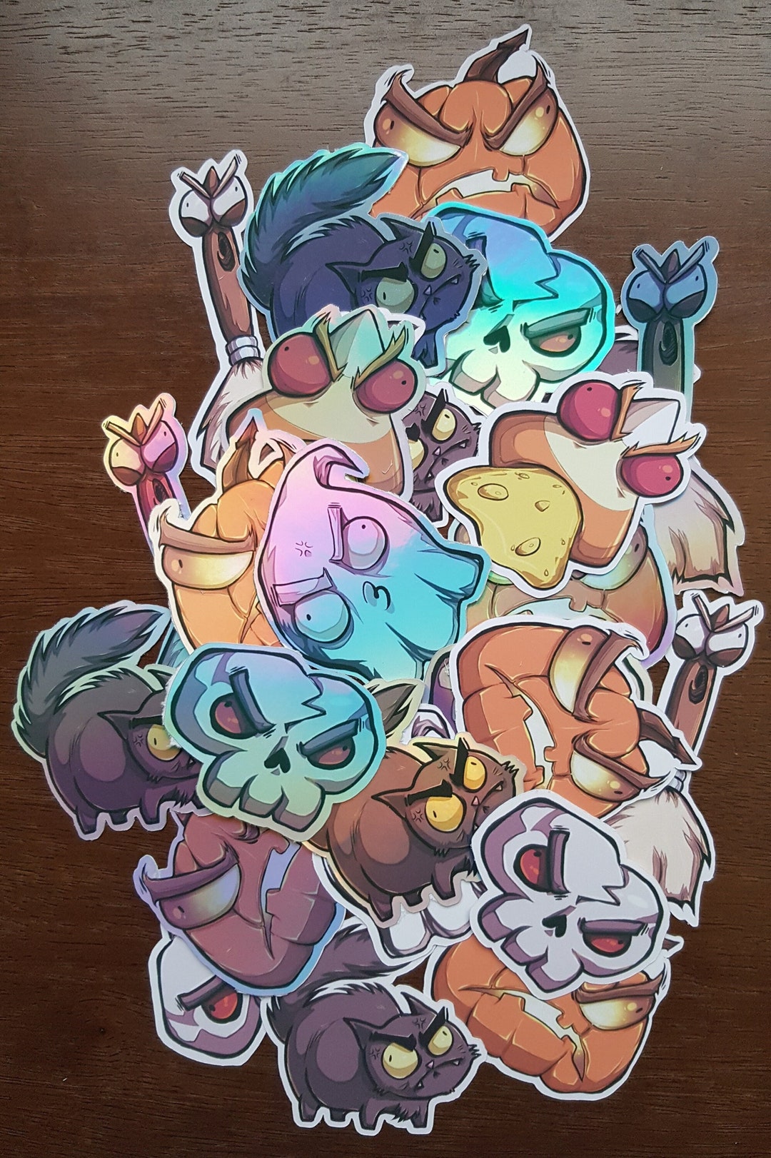 Derpy Halloween Stickers, Seasonal, Gift for Halloween, Cute Stickers ...