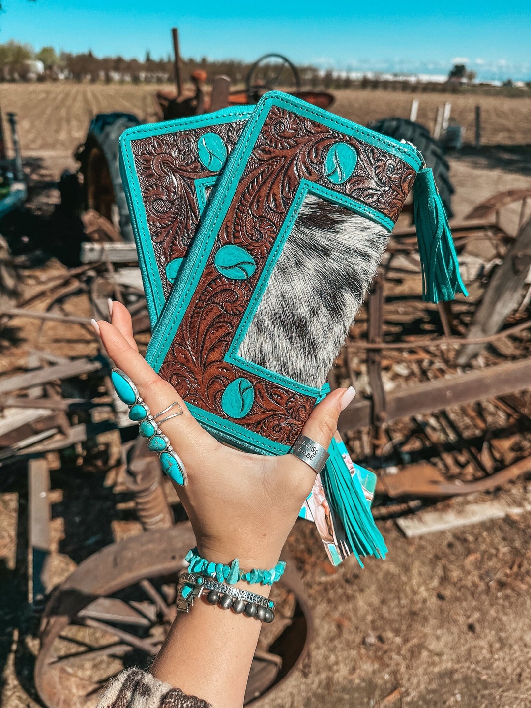 The Turquoise Dreams Wallet a Haute Southern Hyde by Beth Marie ...