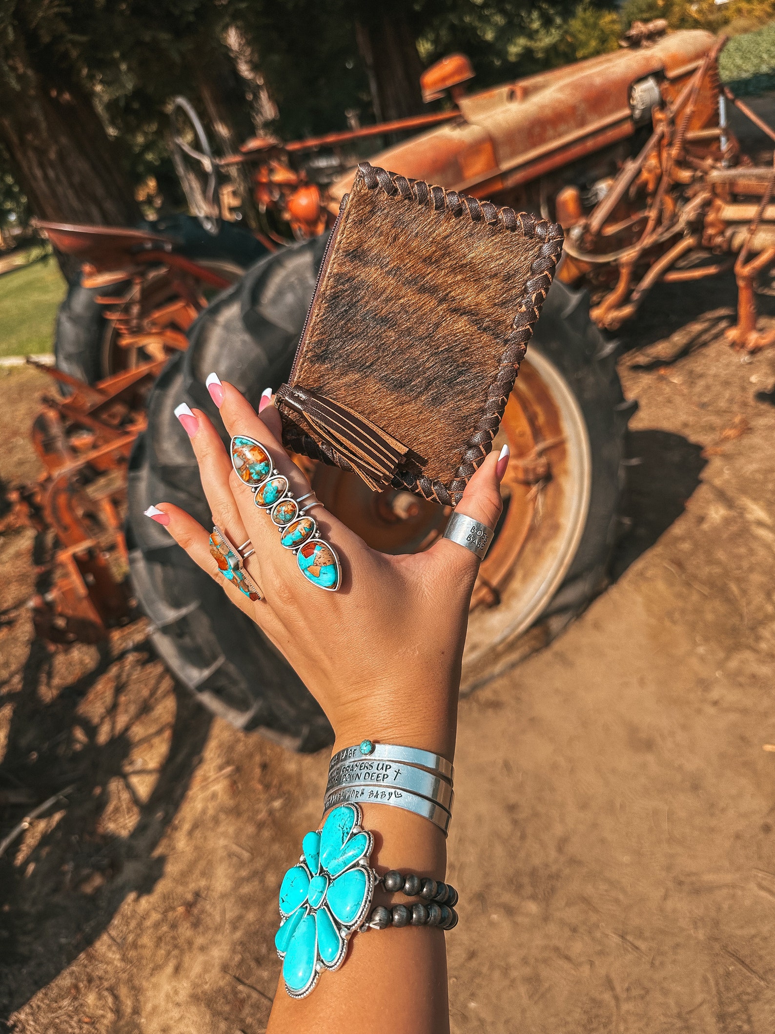 The Hazy Ryder Card Holder (brown Leather) a Haute Southern Hyde by ...