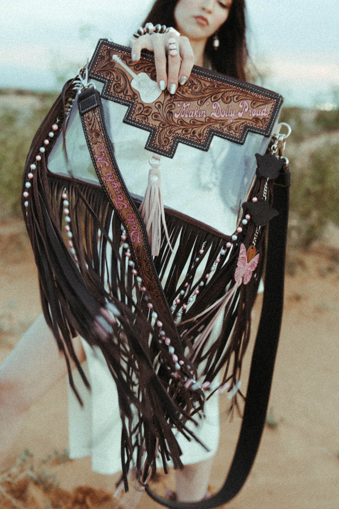 Dolly Taught Me Clear Bag a Haute Southern Hyde by Beth Marie Exclusive ...