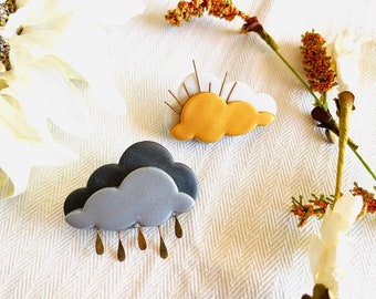 Cloud Brooch - Etsy