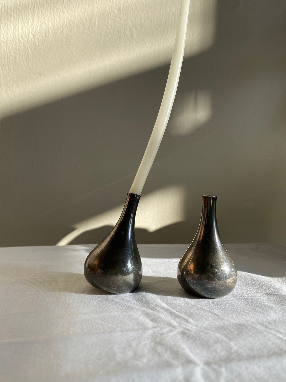Dansk Silver Onions Midcentury Candle Holders Bud Vases - Etsy