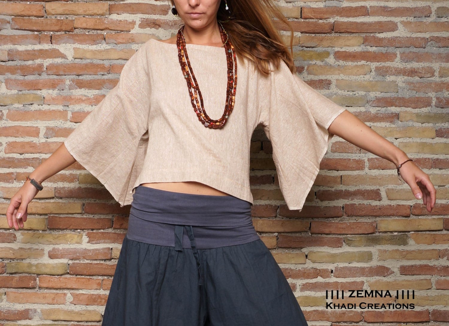 Women Khadi Top, Butterfly Women Shirt, Khadi Shirt Women, Tribal Top ...