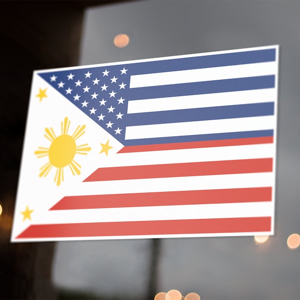 Usa Philippines Flag - Etsy