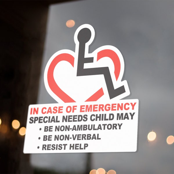 Special Needs Decals - Etsy