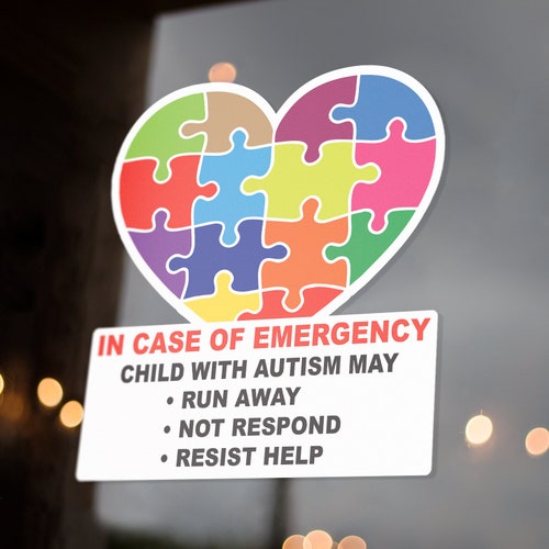 Occupant With Autism on Board Sticker Decals - Etsy