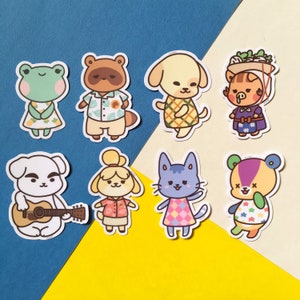Animal Crossing New Horizons Vinyl Stickers - Etsy