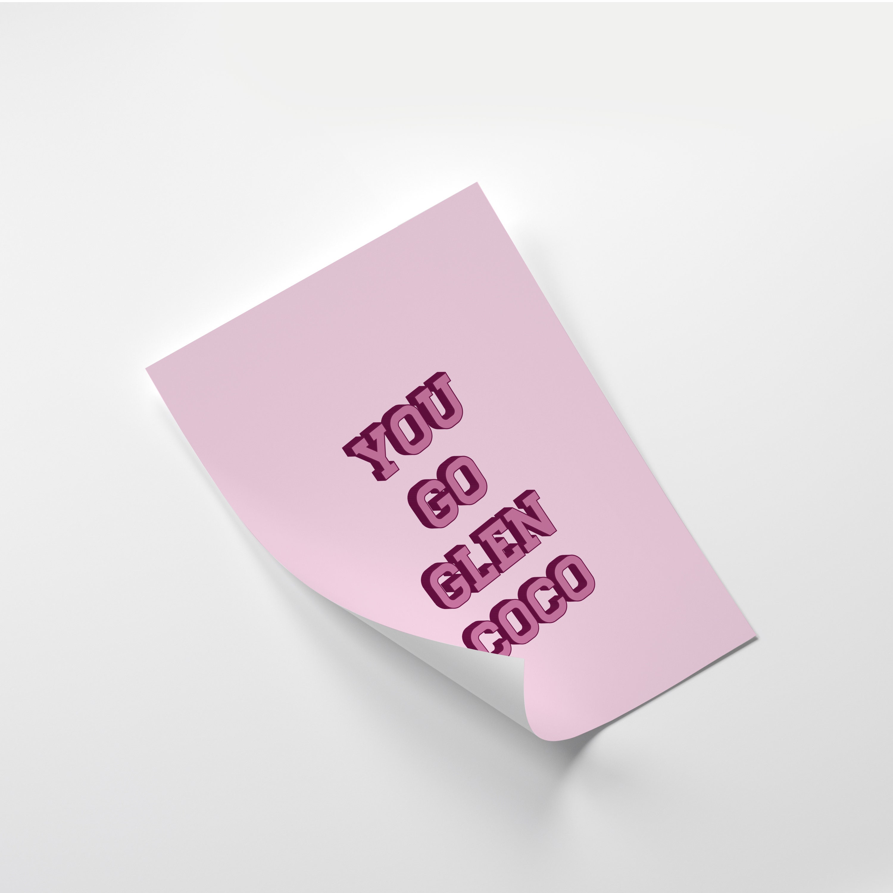 You Go Glen Coco | Mean Girls | Printable Quote Download - Etsy