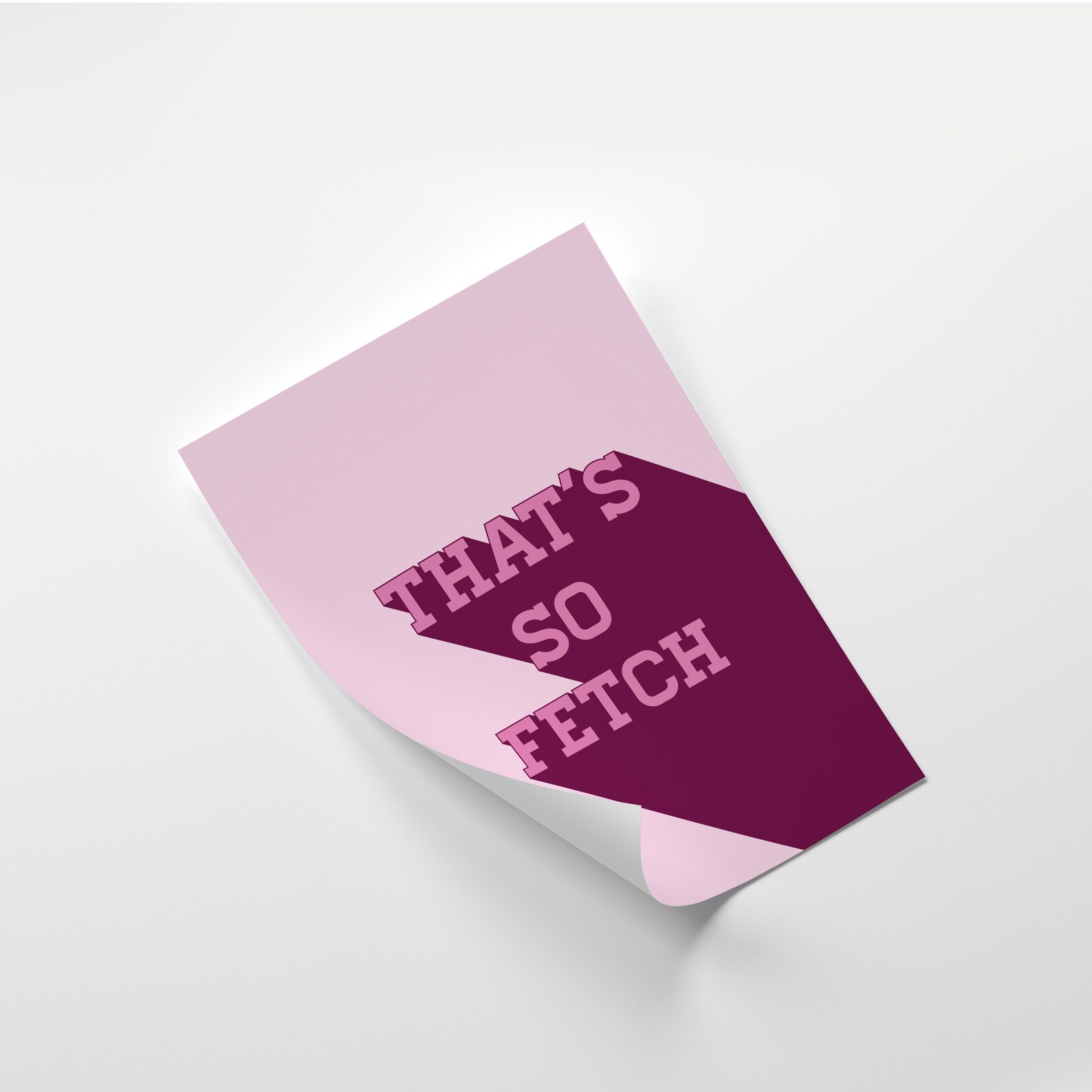 That's so Fetch | Mean Girls | Printable Quote Download - Etsy