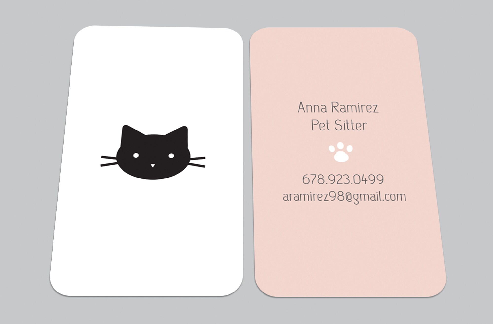 CUSTOM PRINTED CARDS: 100 Full Color Modern Minimalist Fun - Etsy