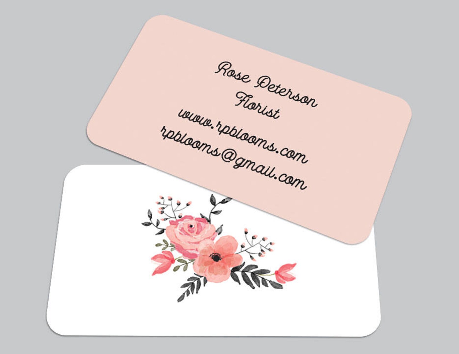 CUSTOM PRINTED CARDS: 100 Full Color Vintage Watercolor - Etsy