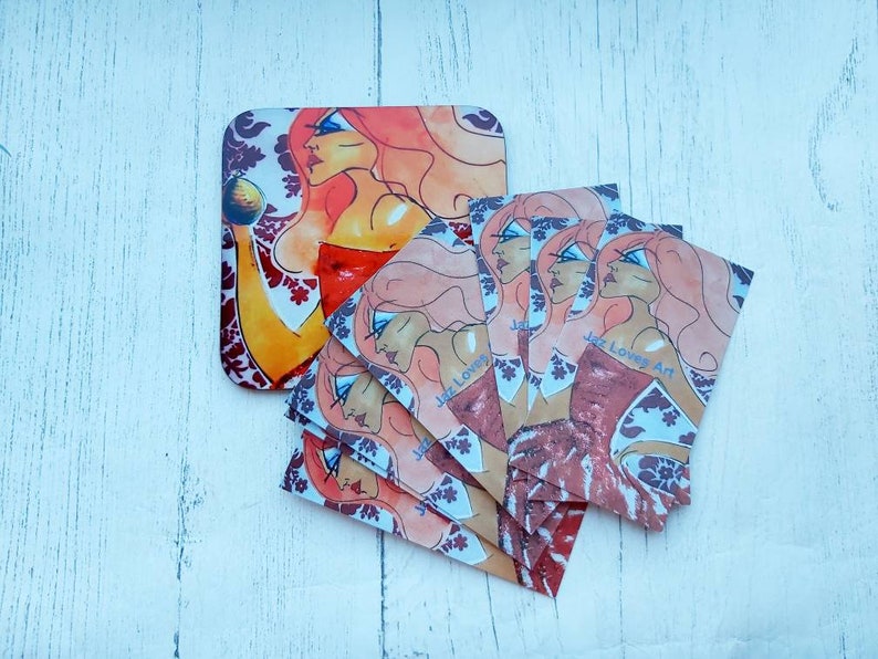 Fashion Coaster Housewarming Gift Idea Wooden Coaster - Etsy