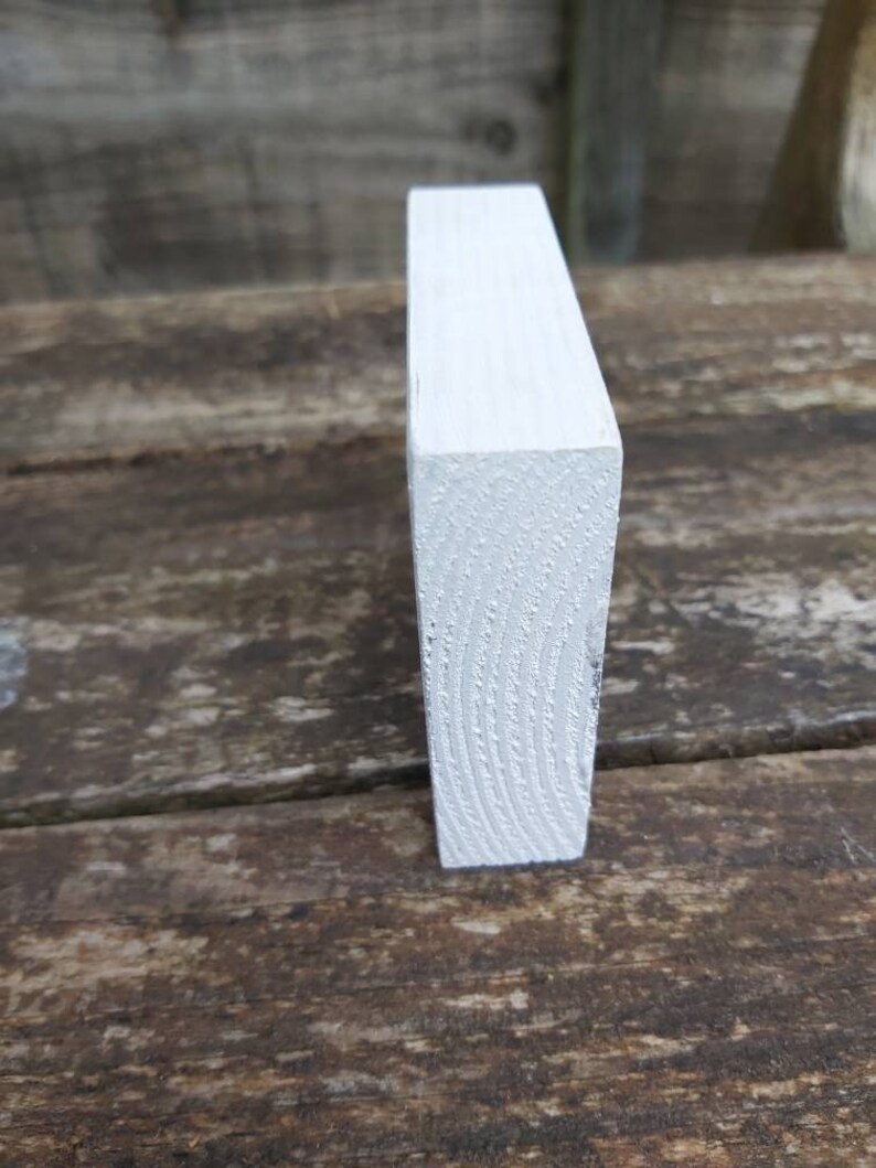 Rainbow Wooden Block Wooden Chunky Block Rainbow - Etsy