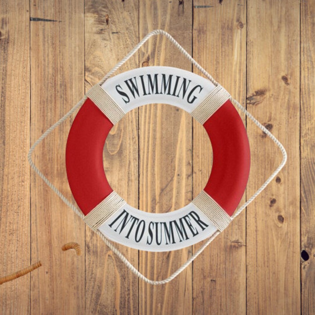 Personalized Life Preserver Ring Unique Pool, Boat, Beach, Lake House ...