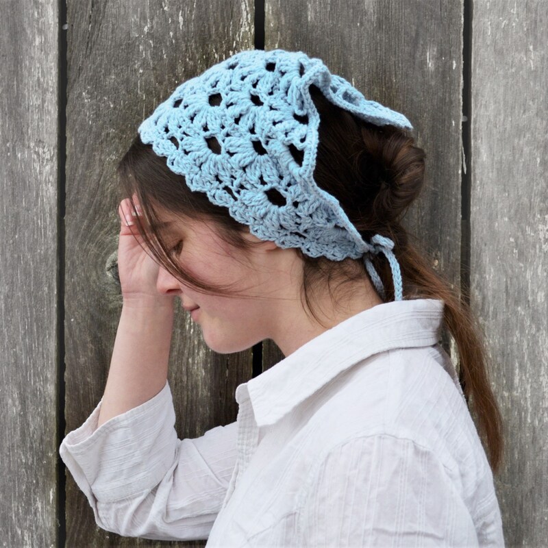 Triangle Head Scarf - Etsy UK