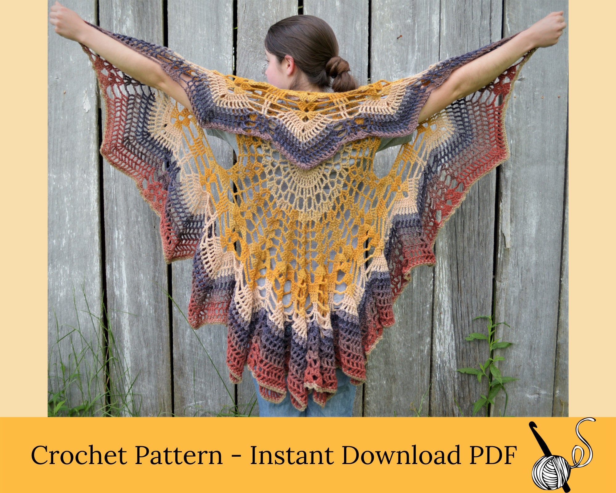 Crochet Circle Vest Pattern