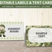 Army Labels Printable Template Text-editable Camo Party - Etsy