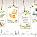 Forest Animals Gift Tags Printable, Woodland Baby Shower, Forest ...