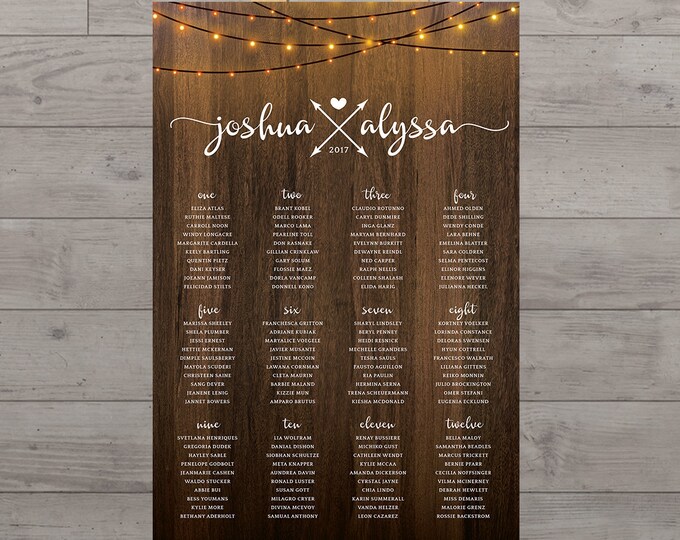 Table Assignment Board Wedding Reception Seating Chart Ideas Bridal 7493