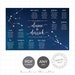 Constellation Wedding Table Plan, Celestial Wedding Seating Chart ...