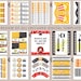 Movie Party Templates Bundle Editable Downloads Cinema Theme - Etsy