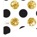 Black and Gold Party Decor Gold Glitter Party Banner - Etsy