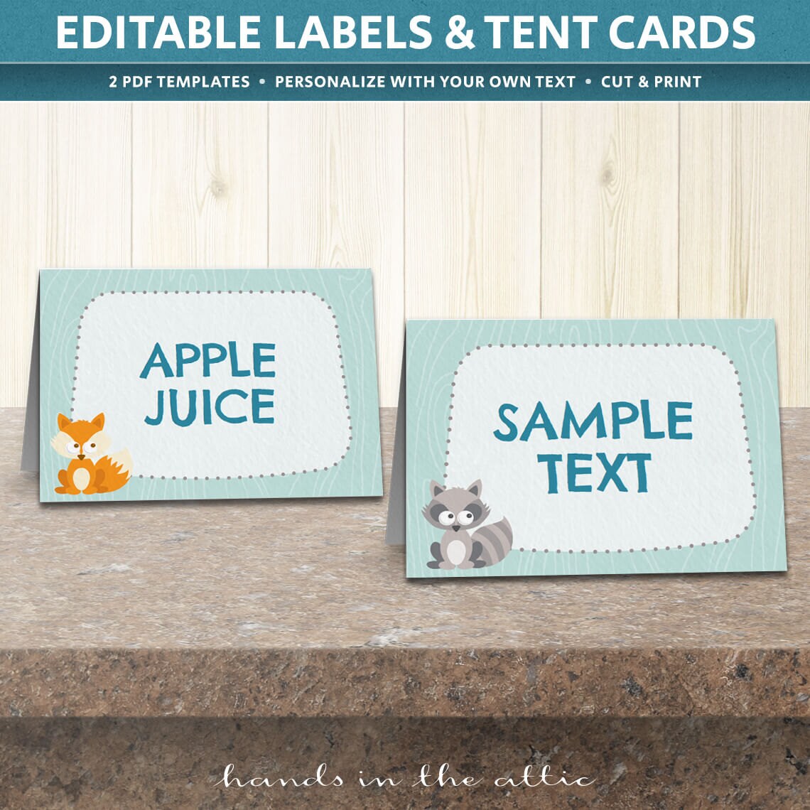 Editable labels woodland creatures woodland baby shower | Etsy