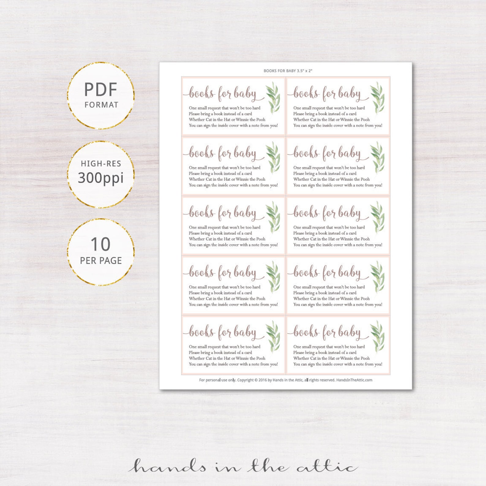 Books for Baby Inserts Floral Baby Shower Invitation Request - Etsy