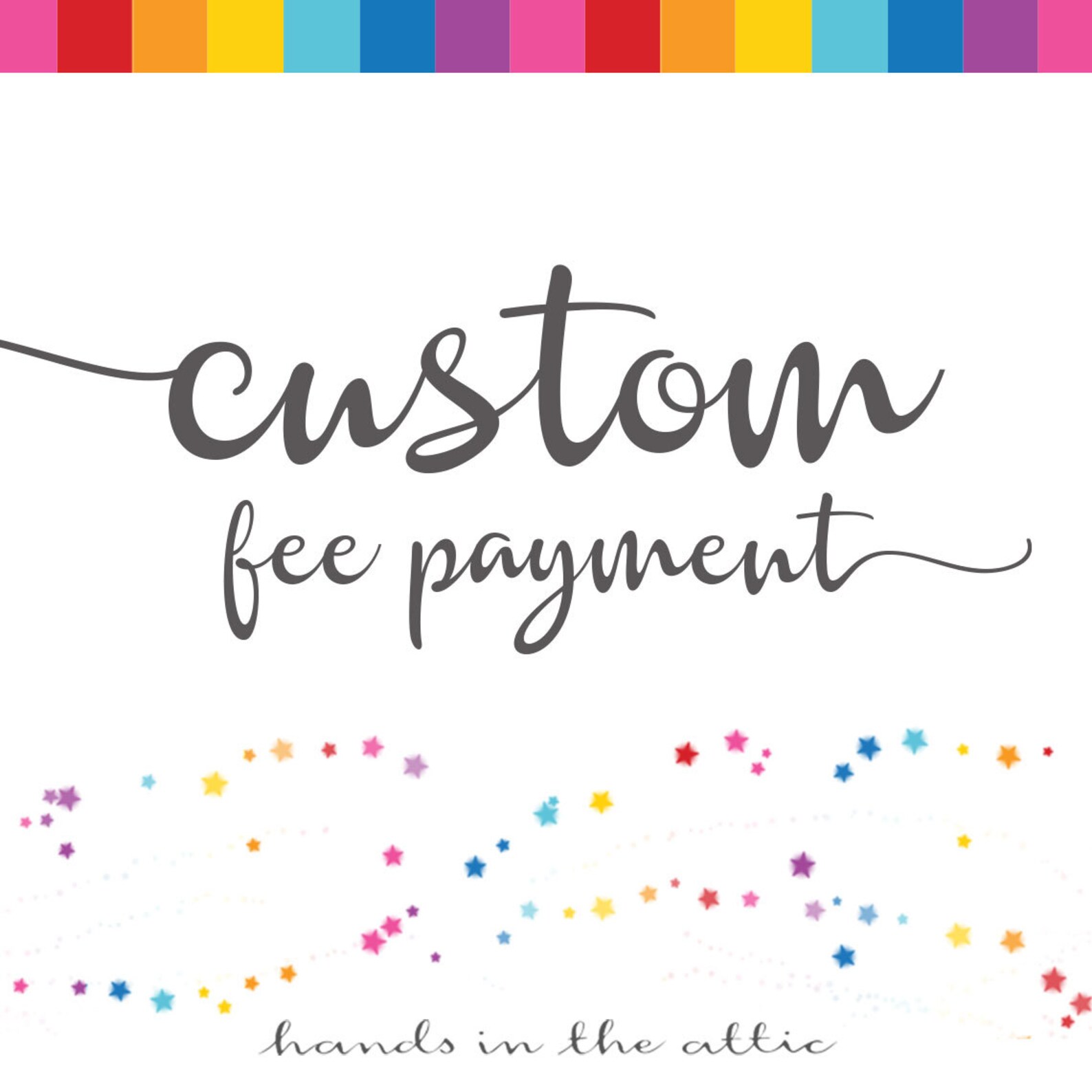 Custom Fee Payment - Etsy