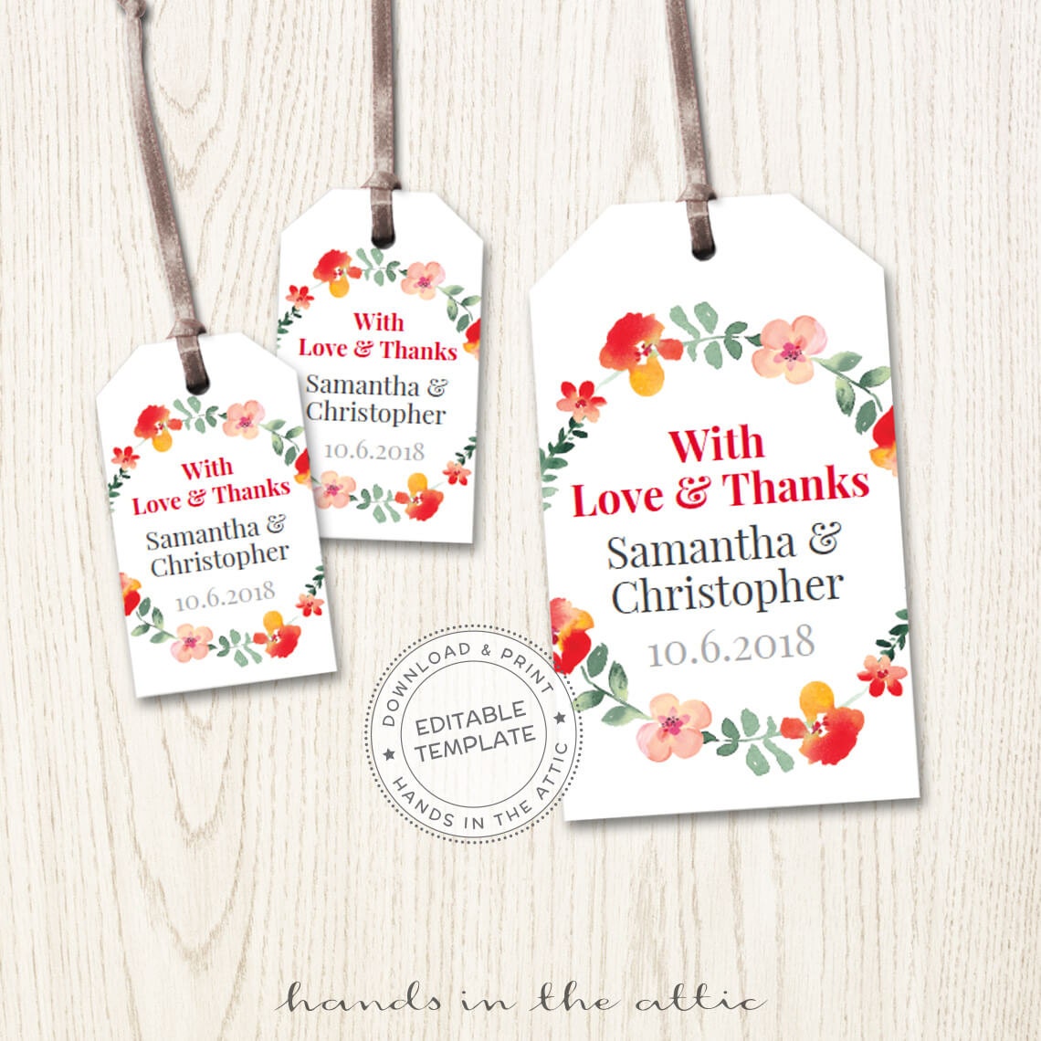 Wedding favors custom tags custom product labels wedding | Etsy