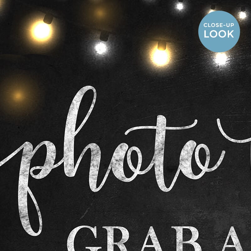 Printable Photo Booth Wedding Sign Large Chalkboard Signs - Etsy