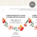 Floral Wedding Program Template Download Wedding Ceremony - Etsy