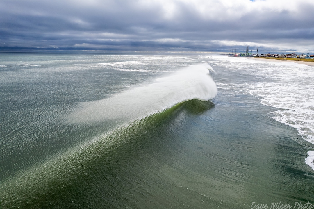 Ortley Beach Wave From Above - Jersey Shore Art -surf Photography ...