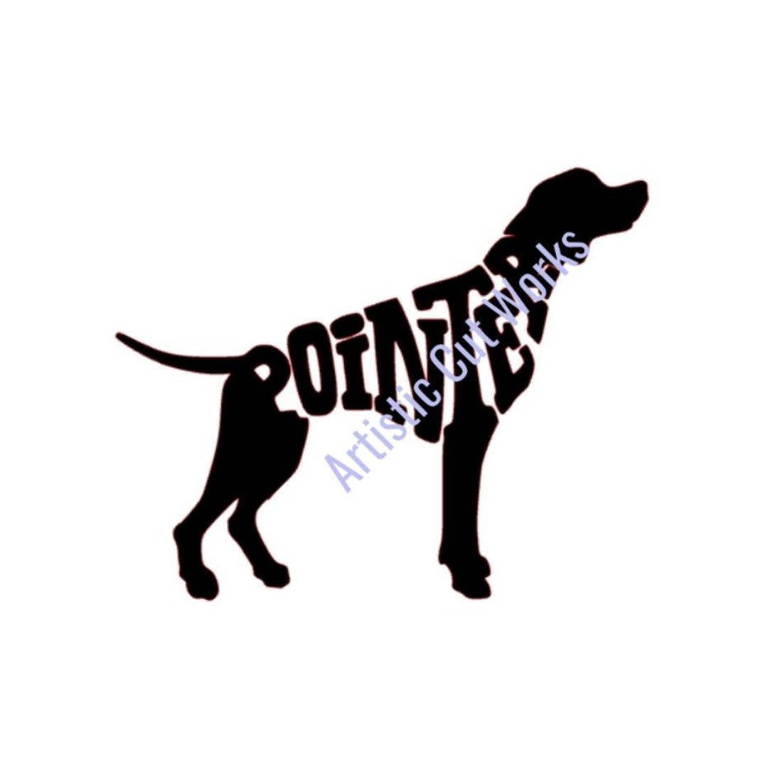 Pointer SVG File Dog Breed Silhouette - Etsy