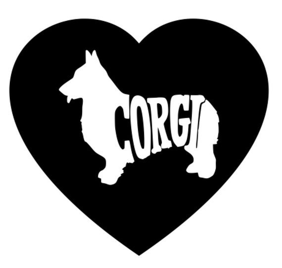 Paper, Party & Kids Papercraft Boston Cut-out-Heart Dog Breed ...