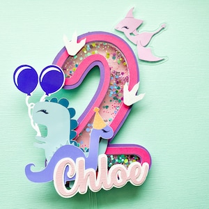 Dinosaur Dino Cake Topper Birthday Cupcake Topper Number Shaker - Etsy