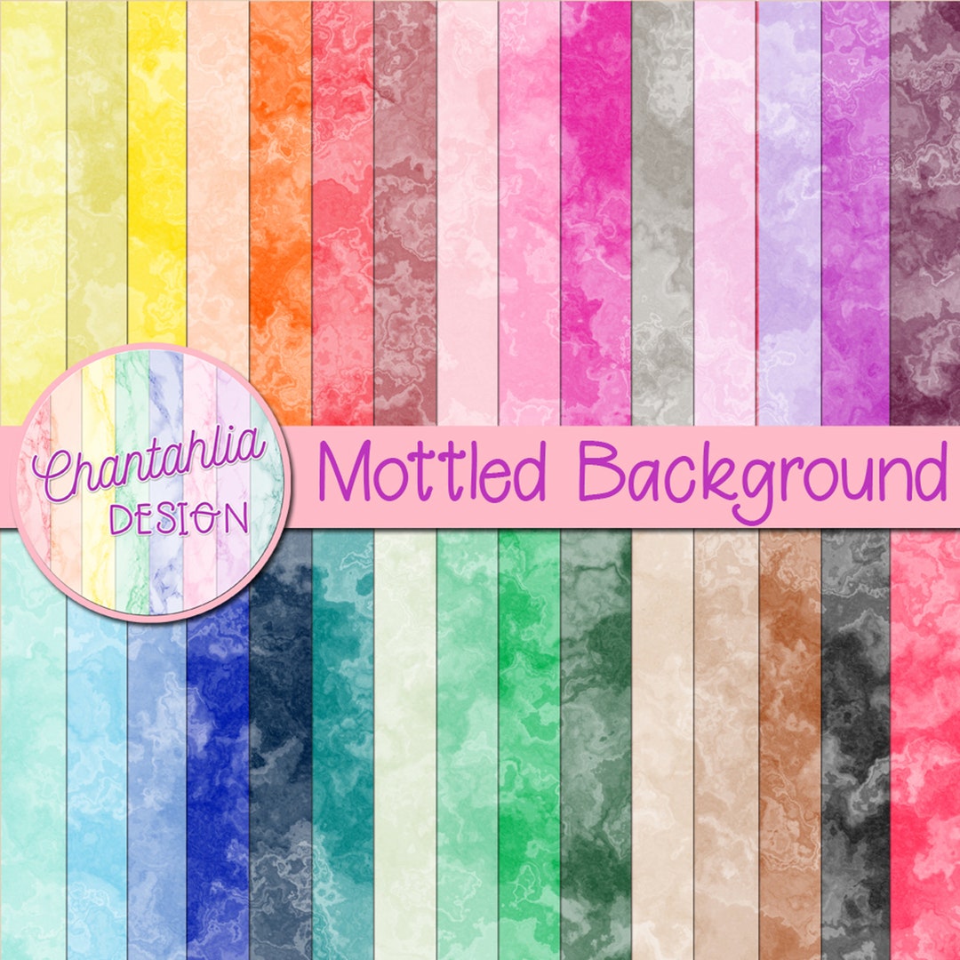Mottled Digital Paper in 30 Colours for Digital Scrapbooking, Card ...