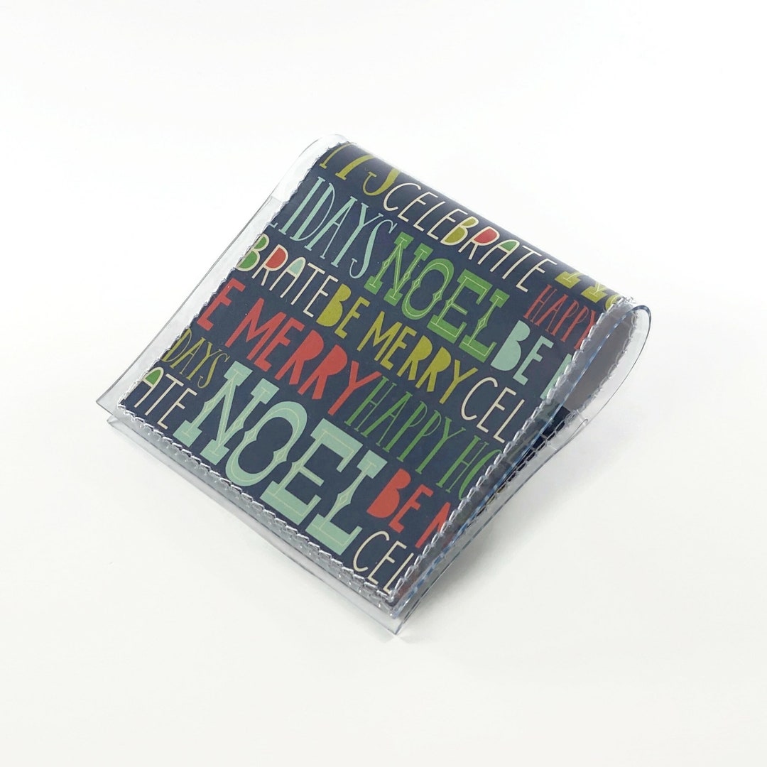 Colorful Holiday - Square Card Holder, Mini Card Case, Business Card ...