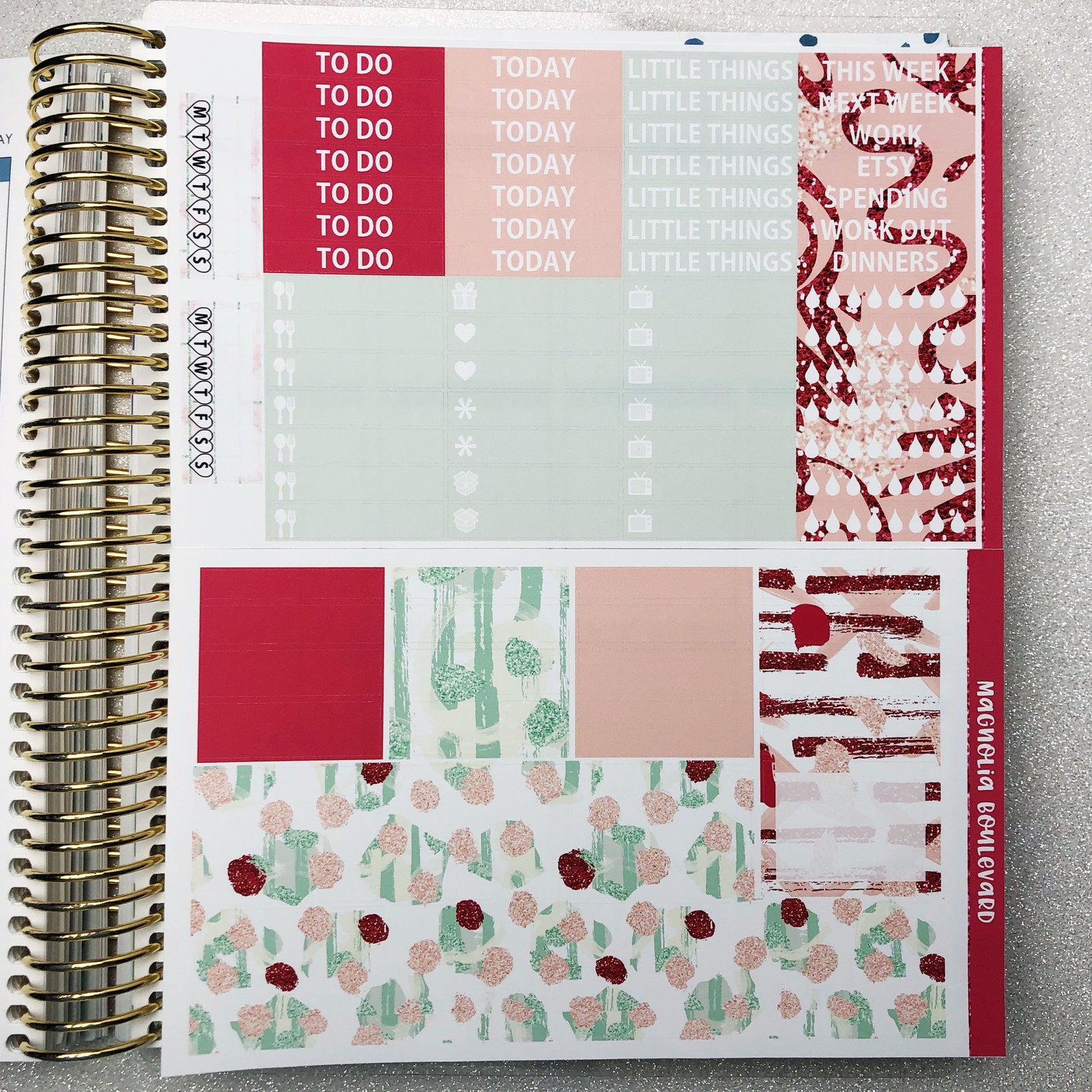 Sugar and Spice Weekly Planner Sticker Kit Perfect for Your - Etsy