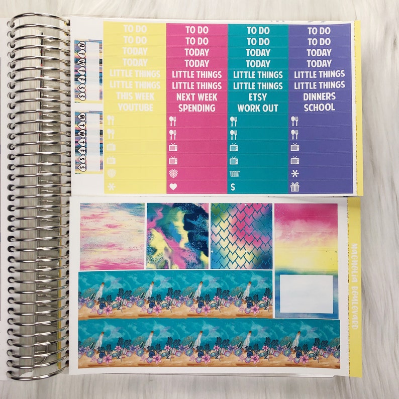 I Washed up Like This Weekly Planner Sticker Kit Perfect for - Etsy