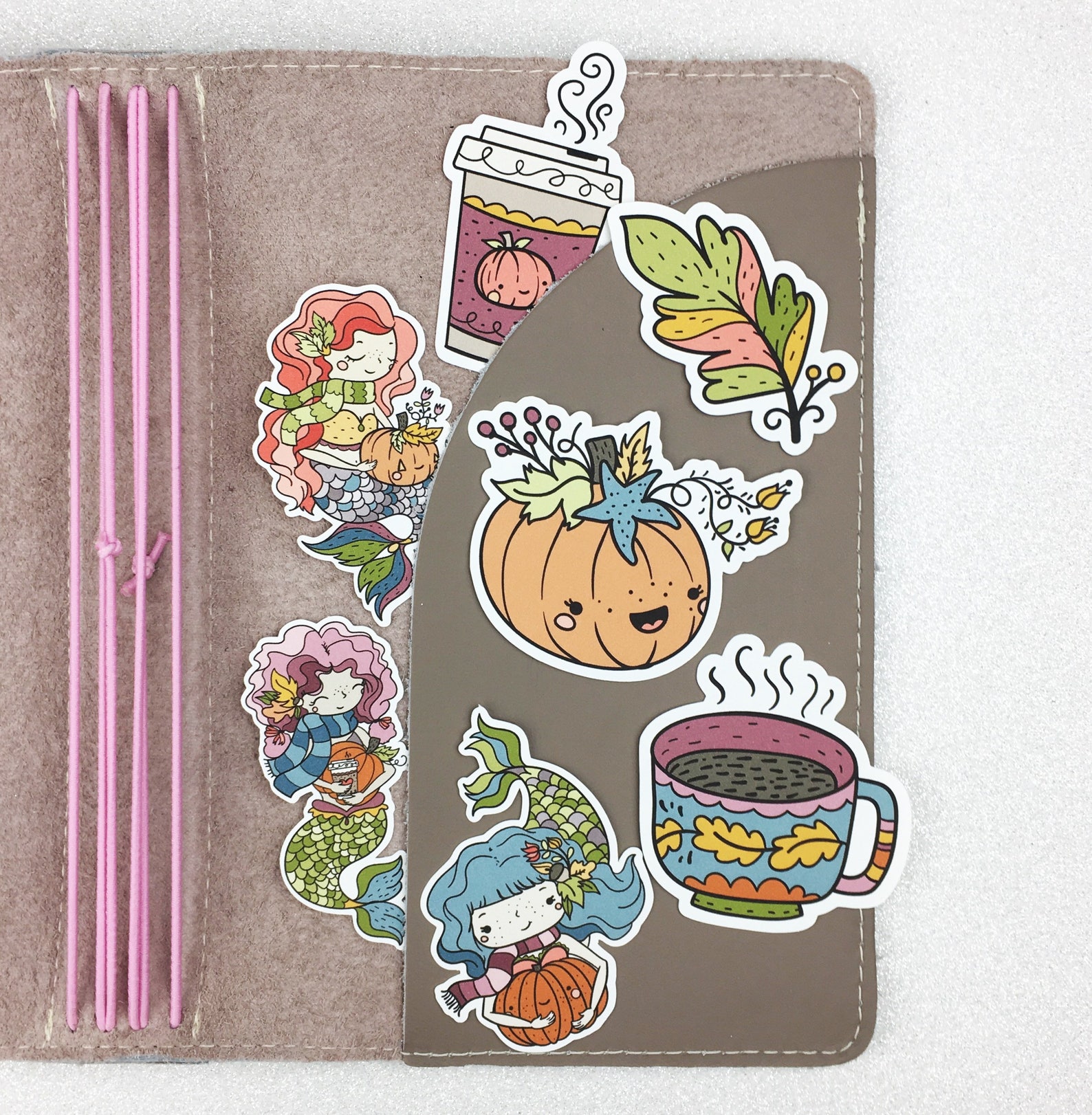 Die Cut Pack FALL Mermaids Pack of 7 Die Cuts | Etsy