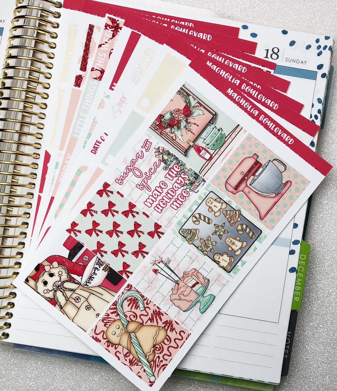 Sugar and Spice Weekly Planner Sticker Kit! Perfect for Your Erin ...