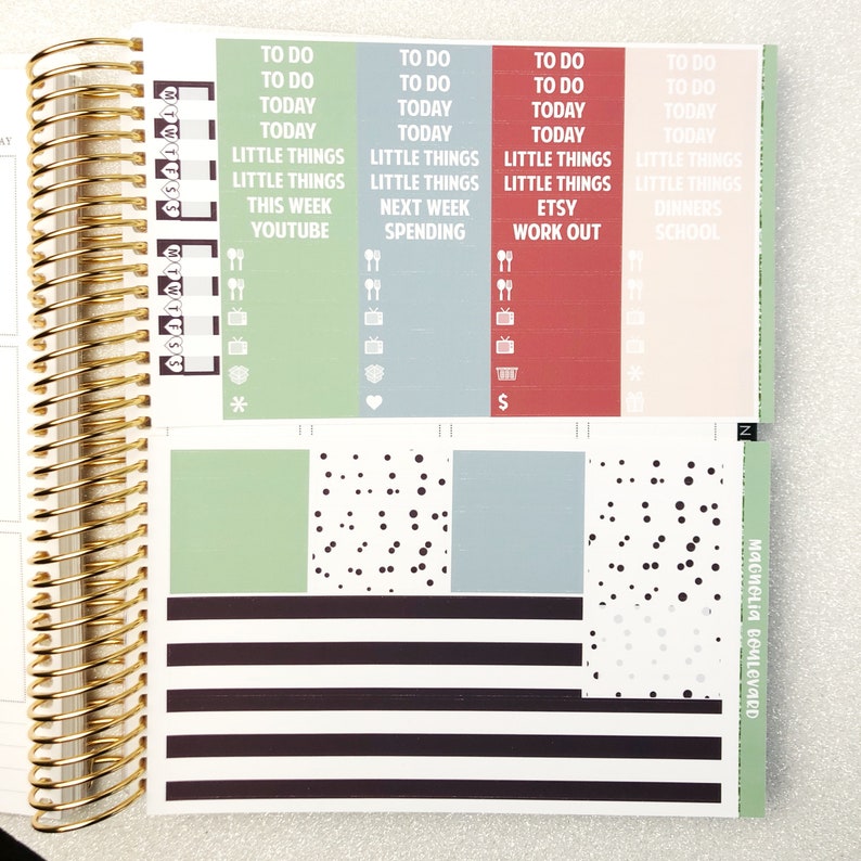 Sunday Brunch Weekly Planner Sticker Kit Perfect for Your - Etsy