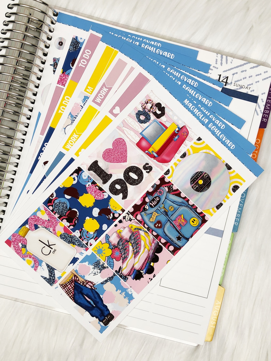 I Heart the 90's Weekly Planner Sticker Kit! Perfect for Your Erin ...