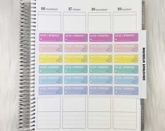 DOCTOR Appointment Planner Stickers - Etsy