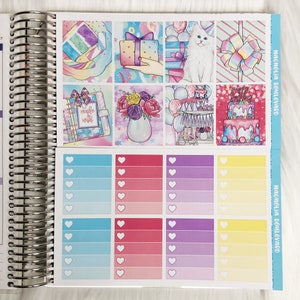 Birthday Cake Weekly Planner Sticker Kit! Perfect for Your Erin Condren ...