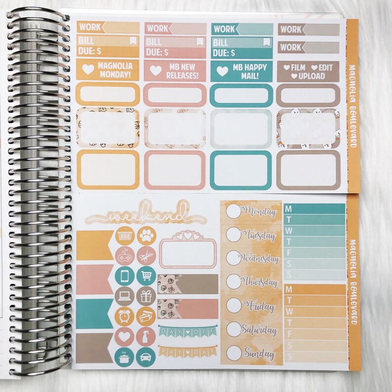 Cozy Coffee Weekly Planner Sticker Kit! Perfect for Your Erin Condren ...