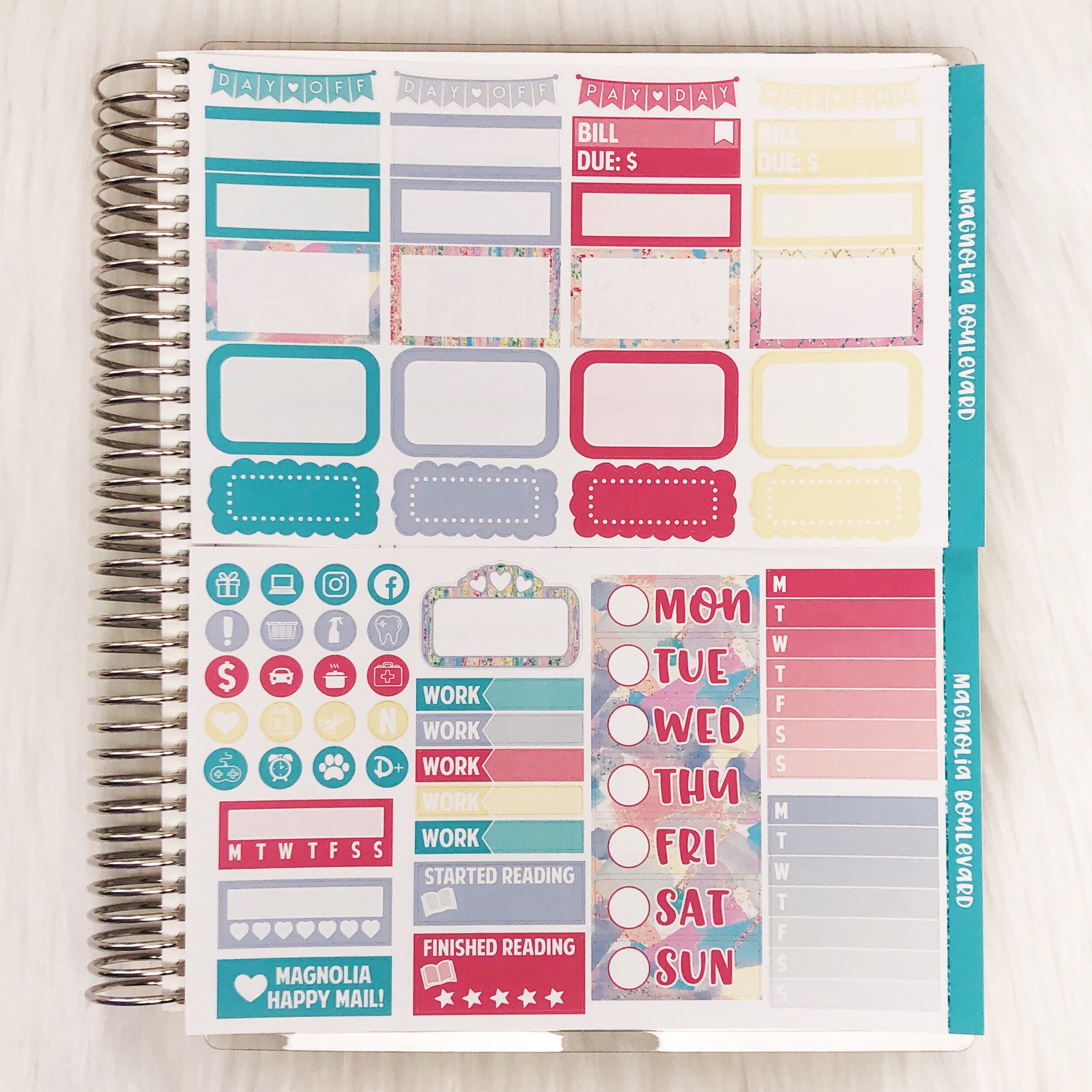 Mythical Spring Weekly Planner Sticker Kit Perfect for Your - Etsy