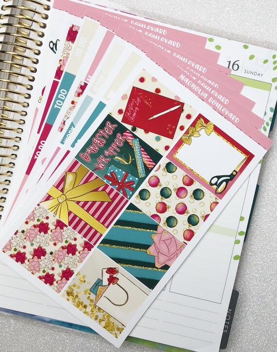 Gangster Wrapper Weekly Planner Sticker Kit Perfect for your | Etsy