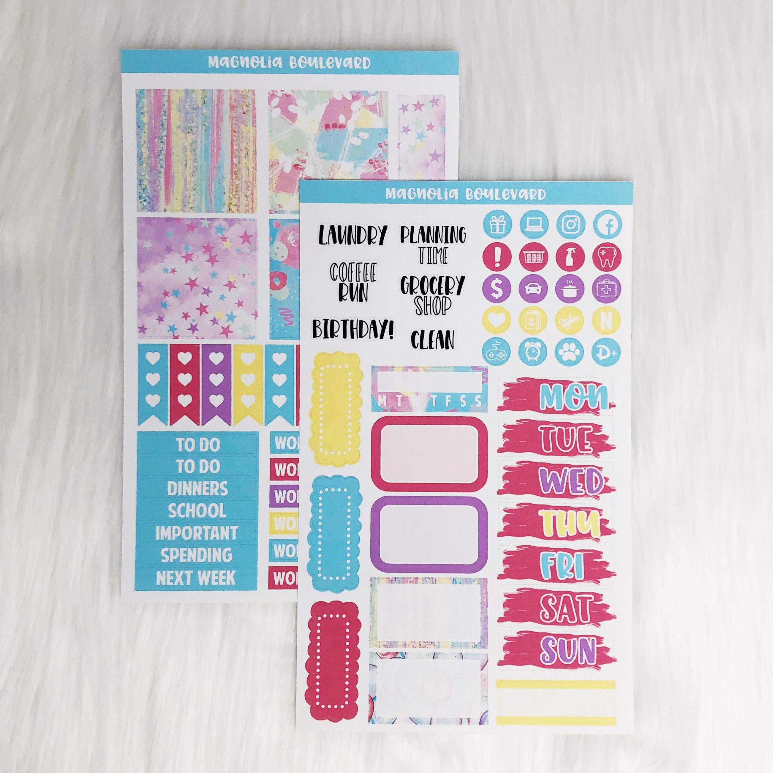 PrintPression Weeks Planner Sticker Kit Birthdays Are the Best Stickers ...